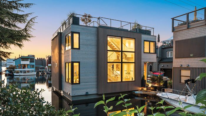 Seattle Floating Home With Seamless Indoor-Outdoor Connection - Fine ...