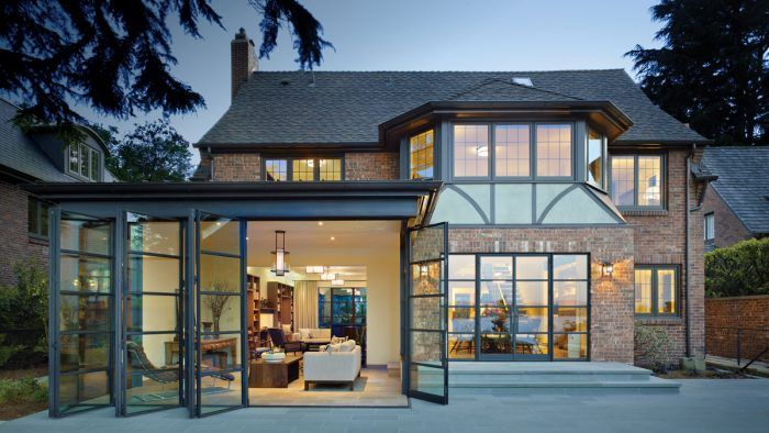 Lightening Up a Tudor With Steel and Glass - Fine Homebuilding