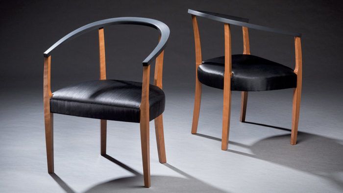 Curved Arm Rail Chair - FineWoodworking