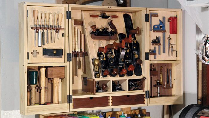 Hand-Tool Cabinet with Hand-Cut Joinery - FineWoodworking