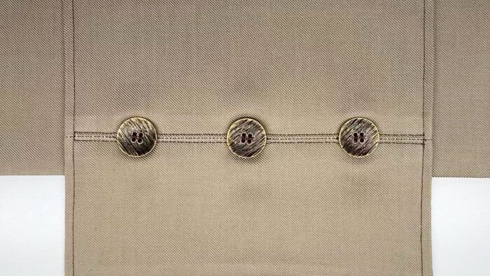 Sew a Button Placket Extension with In-Seam Buttonholes - Threads