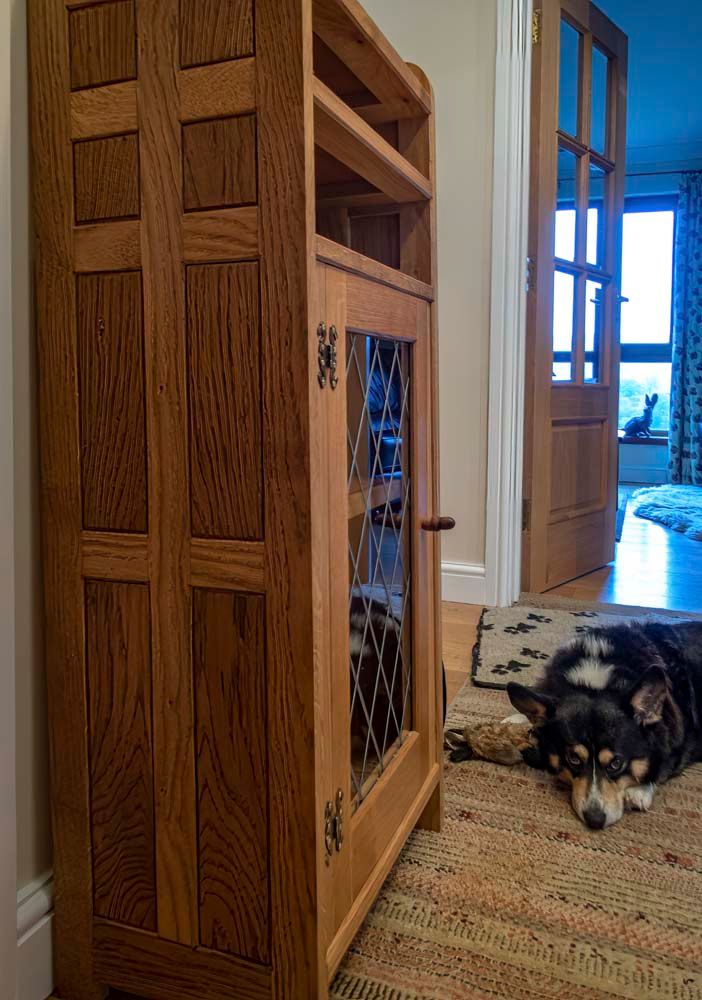 A small oak frame & panel hall cabinet - FineWoodworking