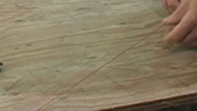 How to Snap a Diagonal Chalkline - Fine Homebuilding