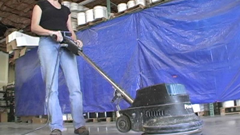 Using a Rotary Floor Machine - Fine Homebuilding