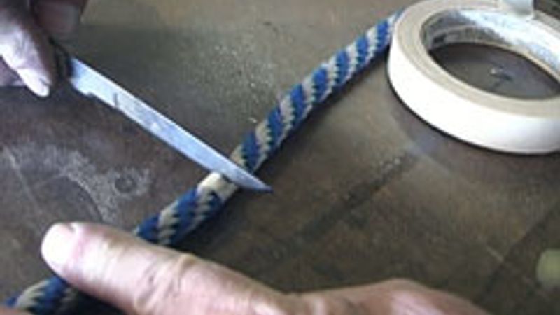 Workshop Tip: Cutting Nylon Rope - FineWoodworking
