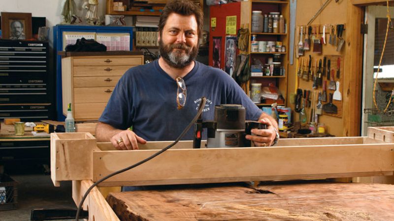Tour Nick Offerman's Workshop - FineWoodworking