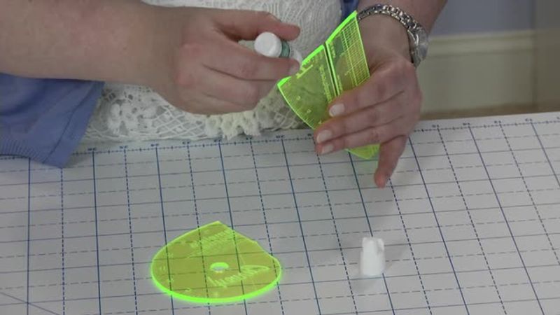 How to Fix a Broken Acrylic Ruler - Threads