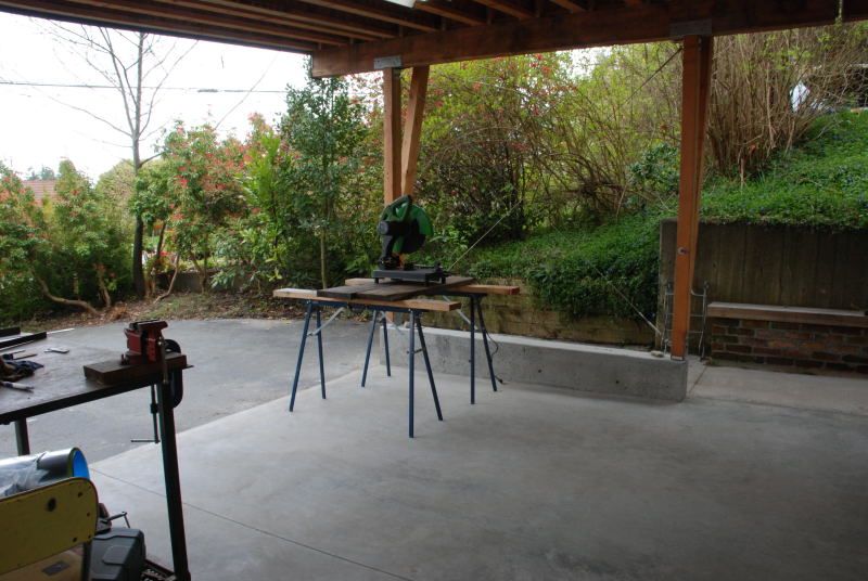 Outdoor workspace - FineWoodworking