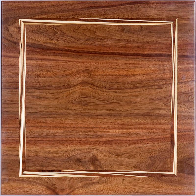 Walnut Table with inlays - FineWoodworking