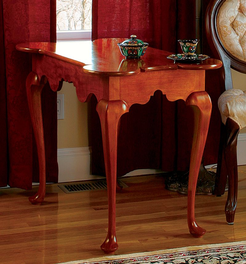 Free Plan: Porringer Style Tea Table - FineWoodworking