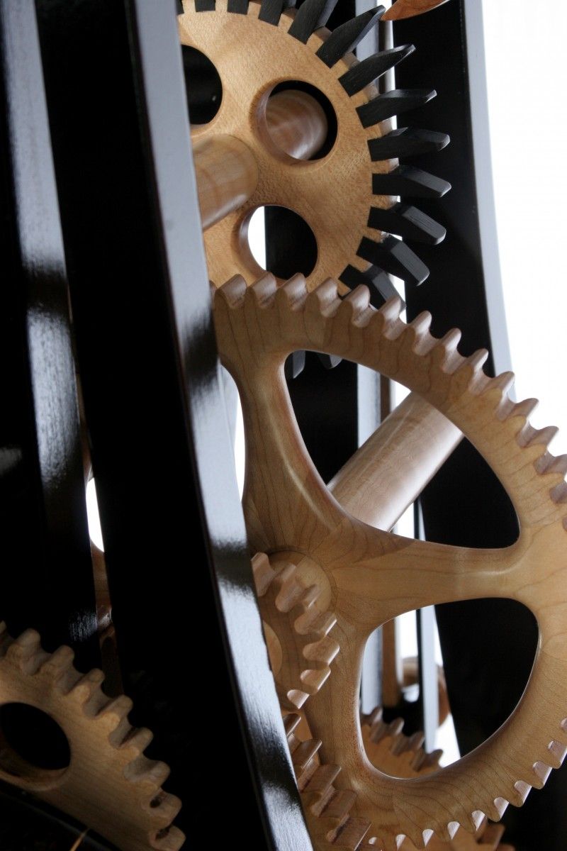 Contemporary All-Wood Clock - M5 - FineWoodworking