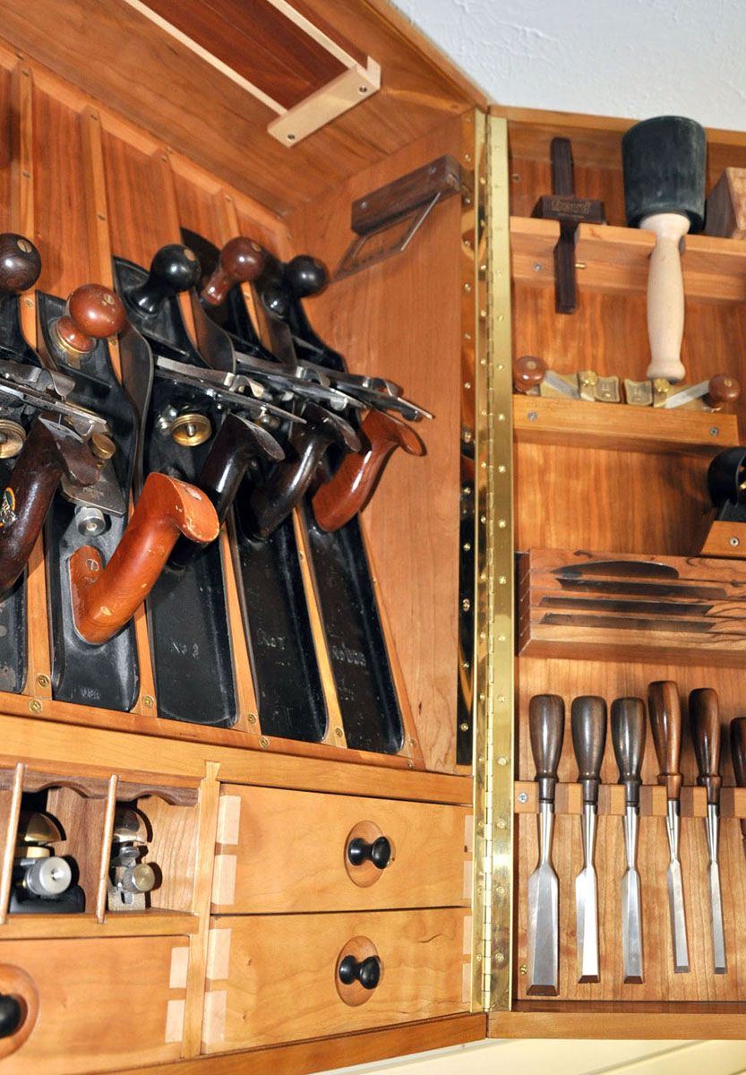 Tombstone Paneled Tool Cabinet - FineWoodworking