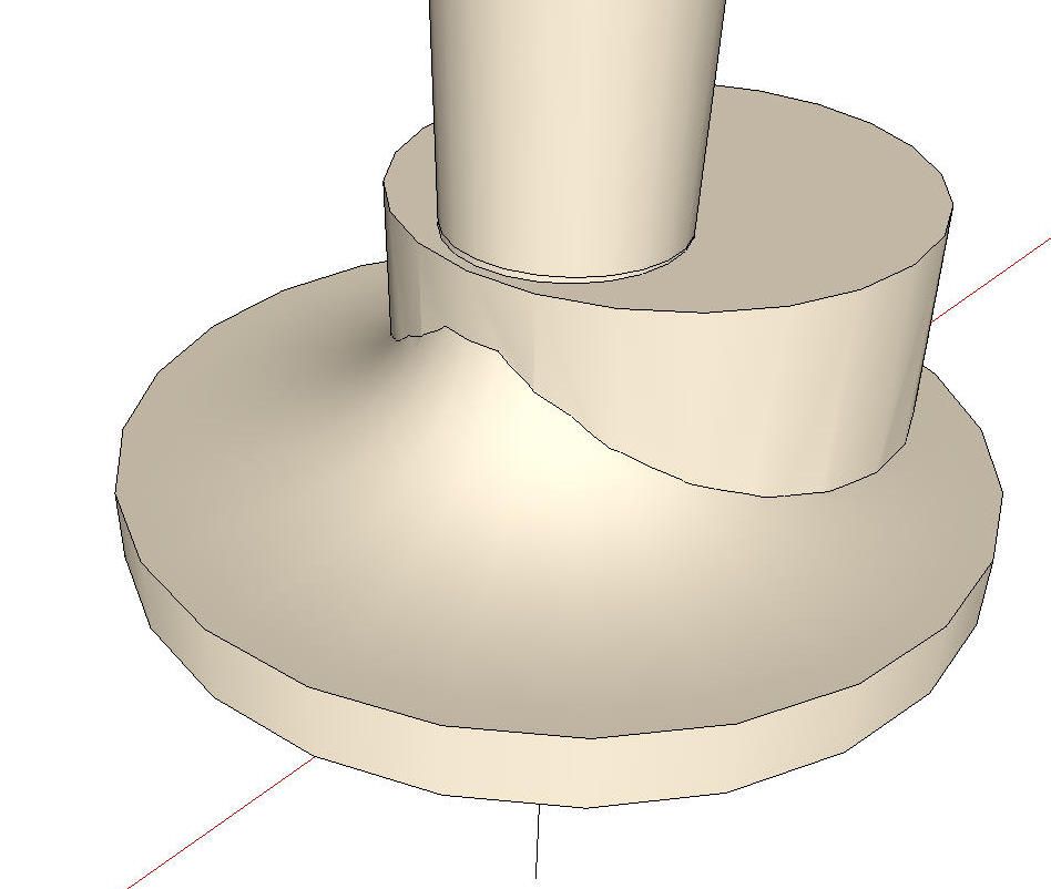 A Pad-Foot Leg in SketchUp - FineWoodworking
