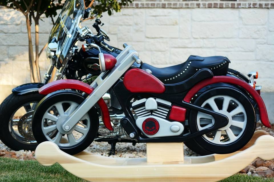 Motorcycle Rocker for Grandson - FineWoodworking