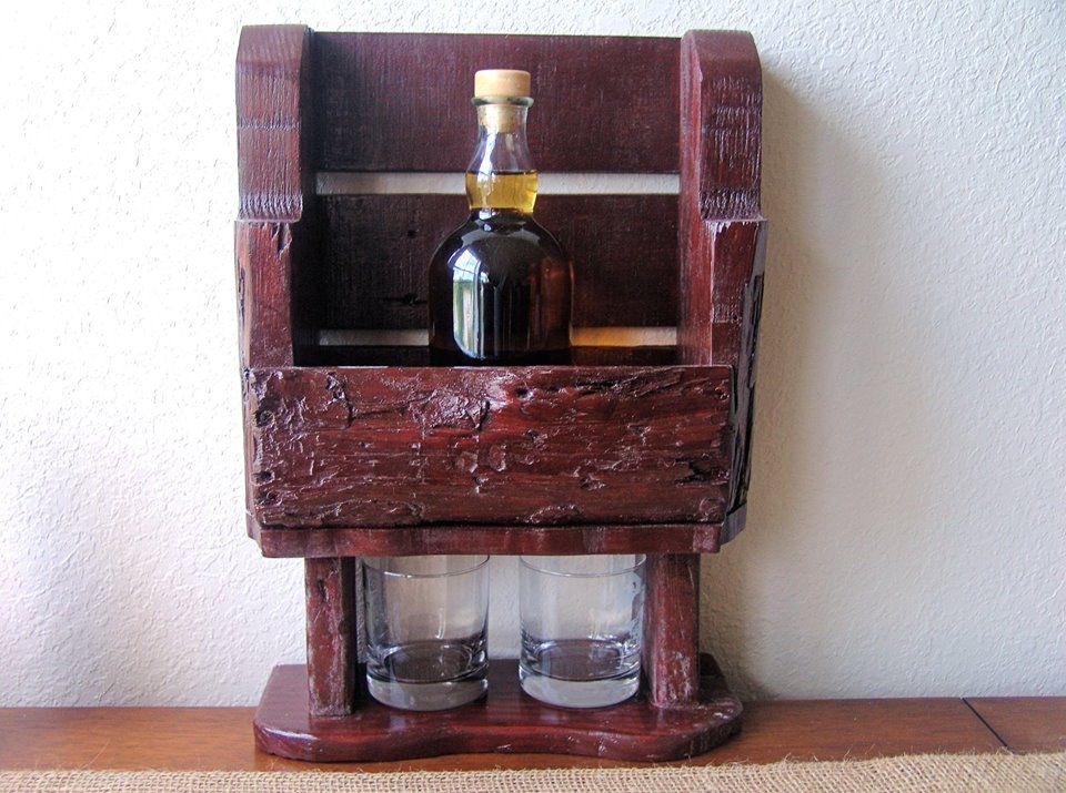 Whiskey and Rocks Glass Rack - FineWoodworking
