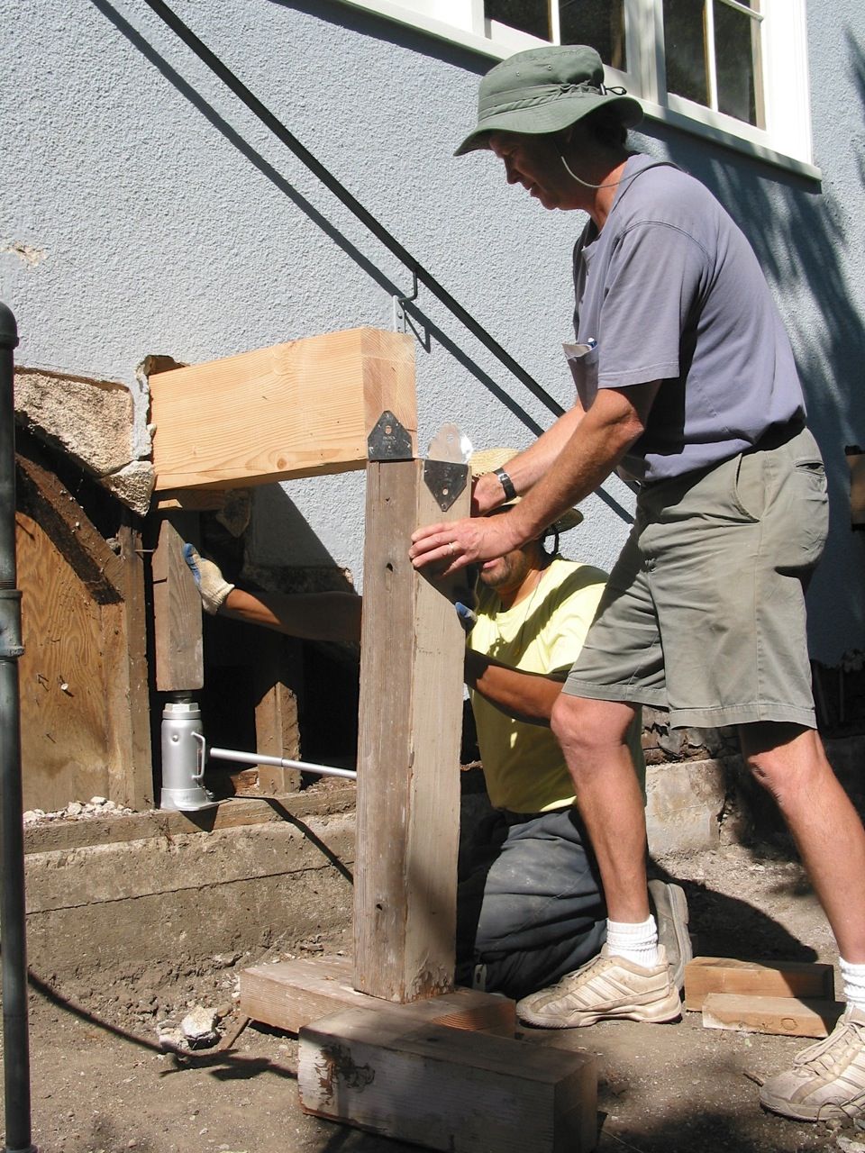 Temporary Support Beams for Sill and Foundation Work - Fine Homebuilding