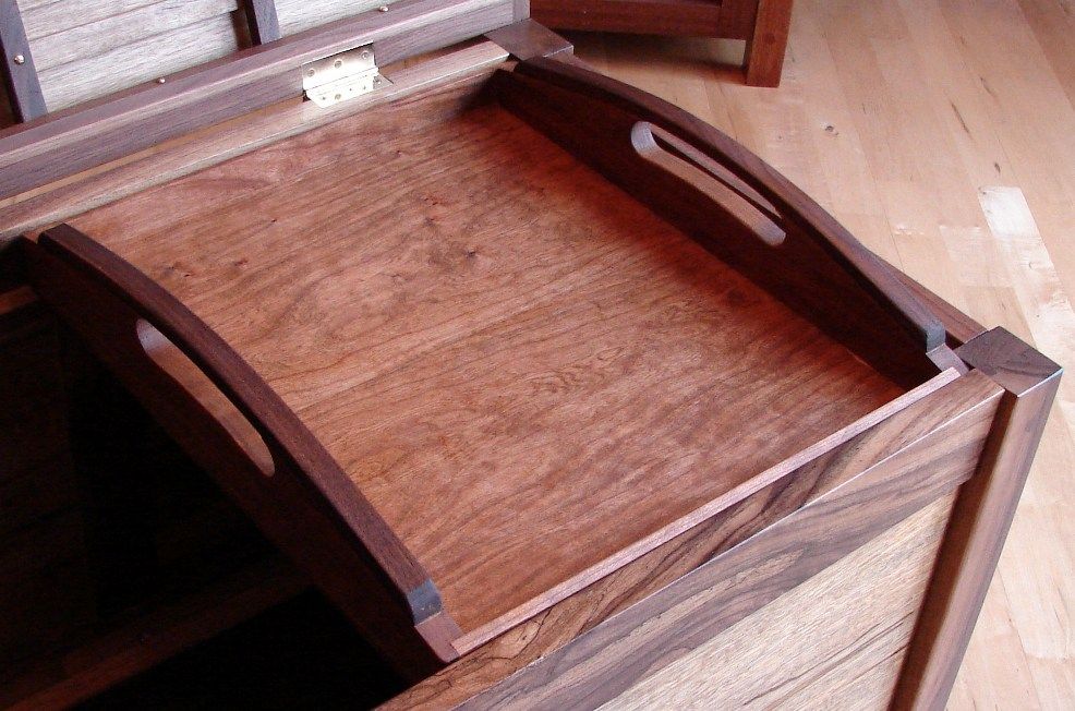 Barrel lid post and panel chest - FineWoodworking