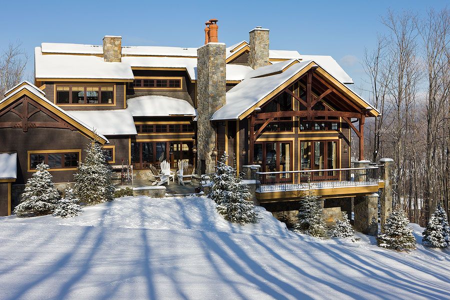 Custom Douglas Fir Timber Frame Home - Fine Homebuilding