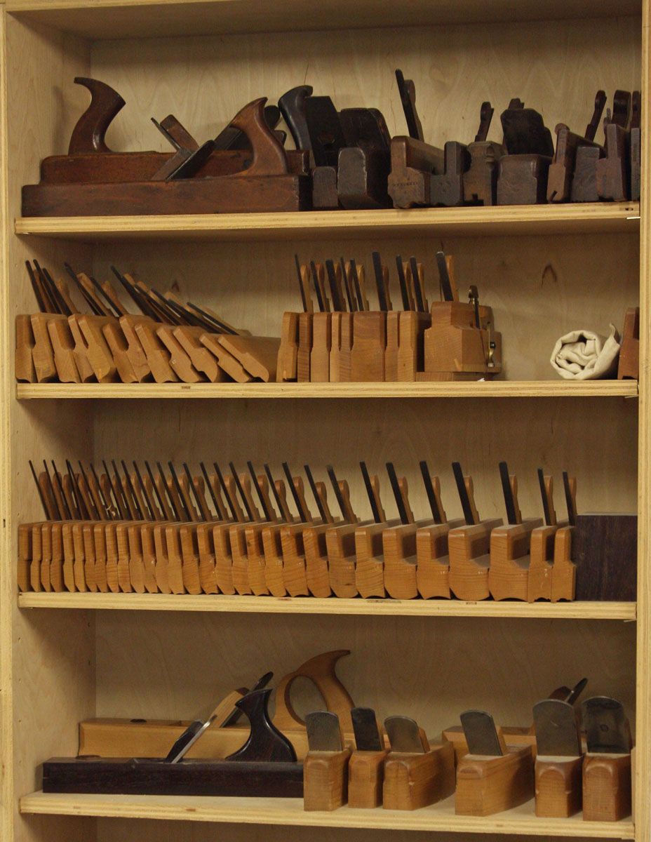 Inside the shop at Old Street Tools - FineWoodworking